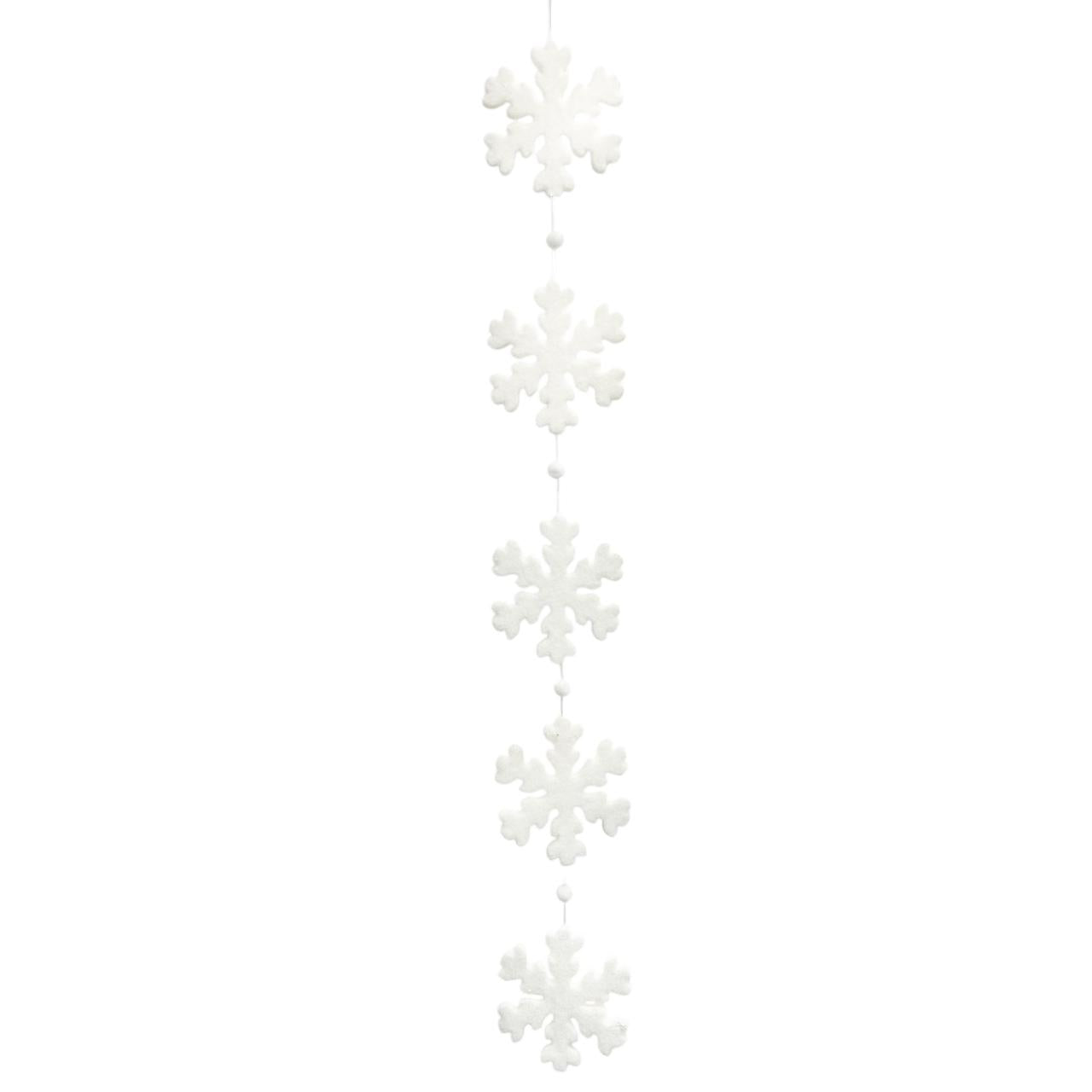 Copos de Nieve x5 en Candena 120cm